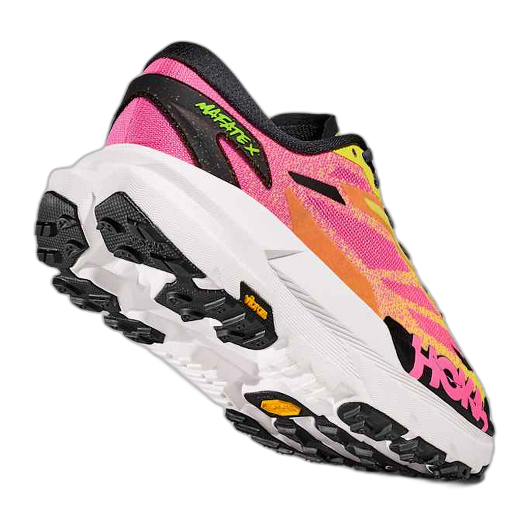 Hoka Mafate X Neon Hoka Citrus/Neon Rose - Dardano's Shoes